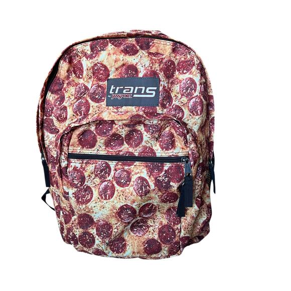 Jansport | Accessories | Jansport Booksack Pepperoni Pizza Print | Poshmark